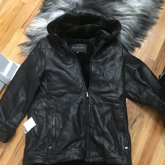 Andrew Marc | Jackets & Coats | Andrew Marc Leather Jacket Size Xl New ...